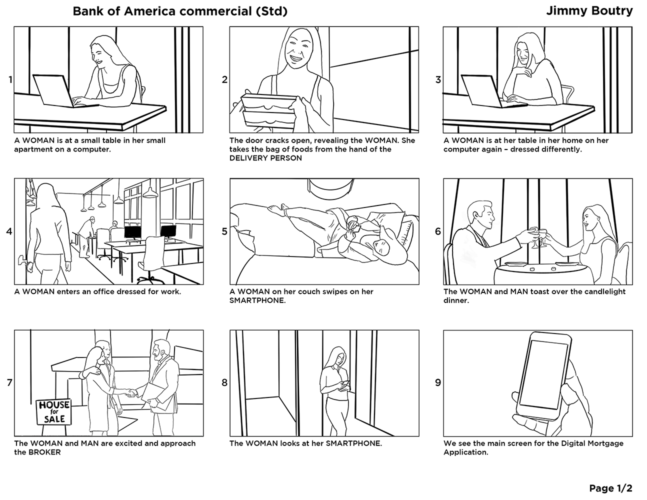 Storyboard – Jimmy Boutry // Director of Photography i Cinematographer